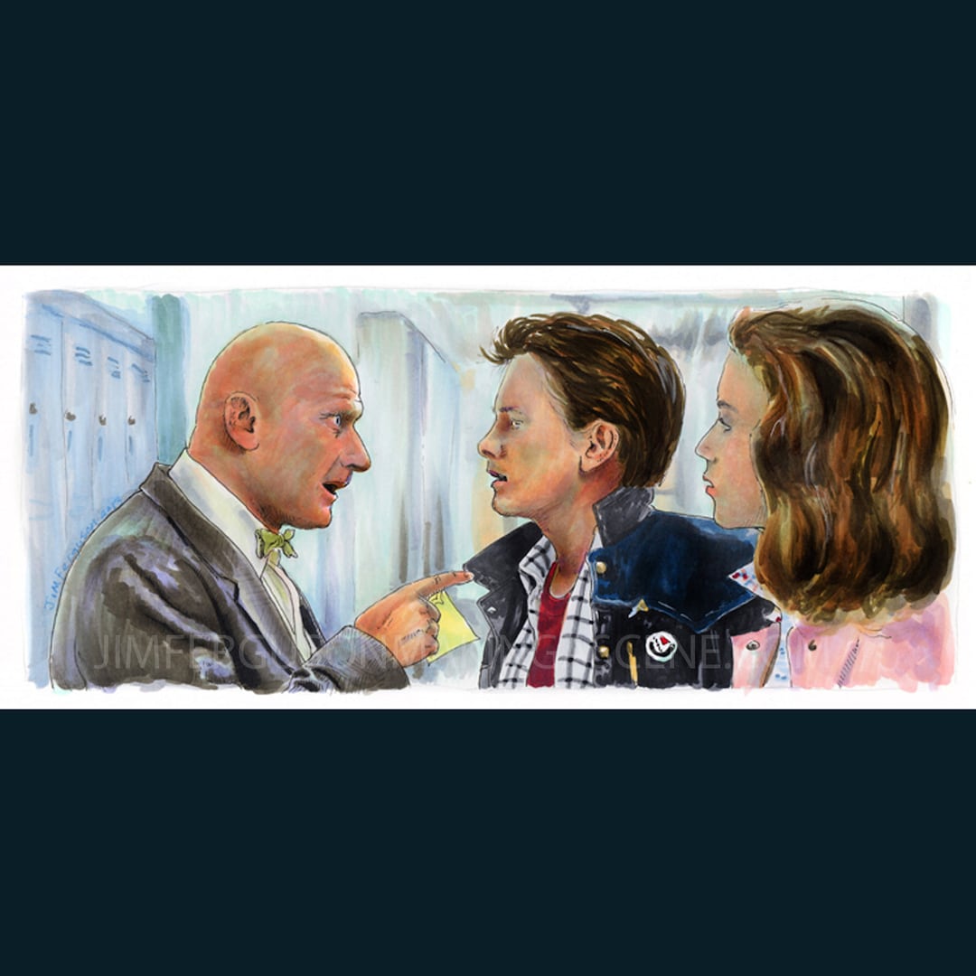 Back to the Future - You're a Slacker Mcfly Poster Print by Jim ...