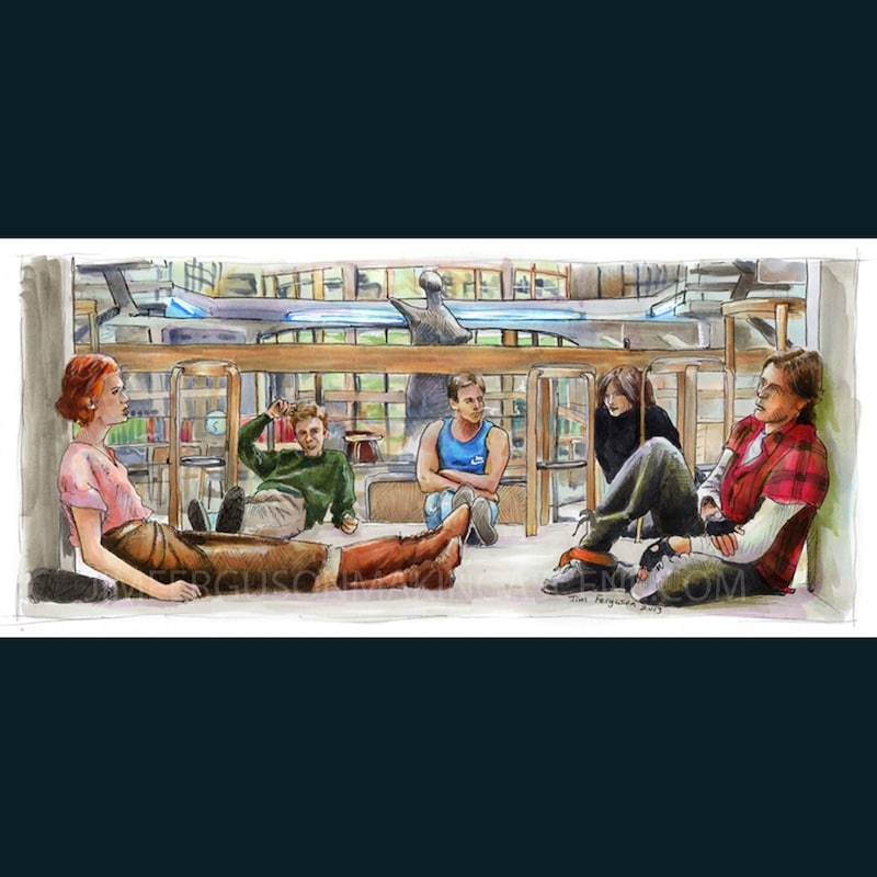 The Breakfast Club Poster - Etsy