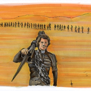 Dune - Usul Calls a Big One Poster Print by Jim Ferguson - Etsy