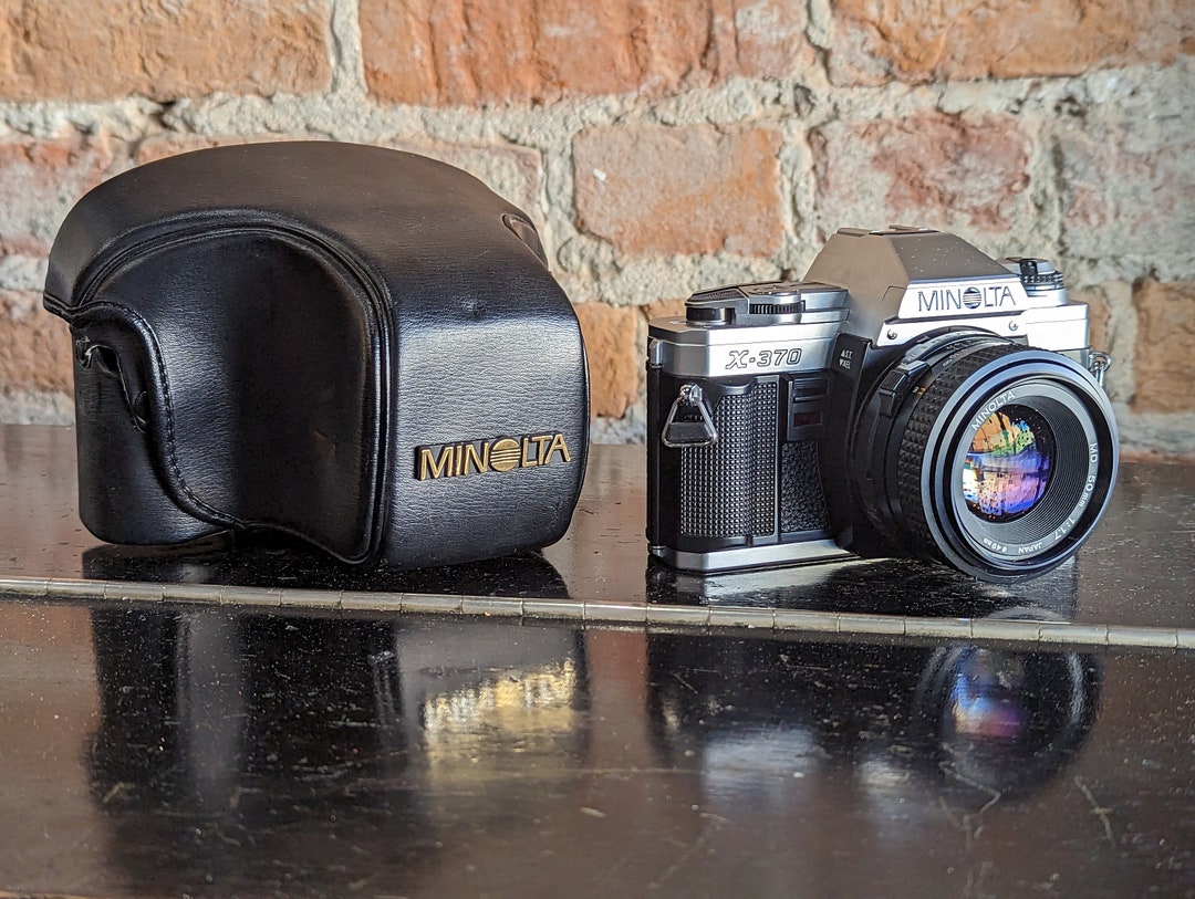Minolta X-370 35mm Camera W/ 50mm Lens - Etsy