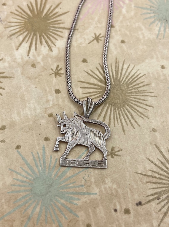 vintage taurus astrological - Gem