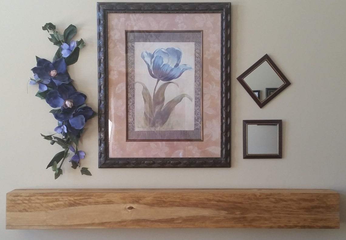 Rustic Beam Shelf Floating Wood Fireplace Mantle Mantel U Pick - Etsy
