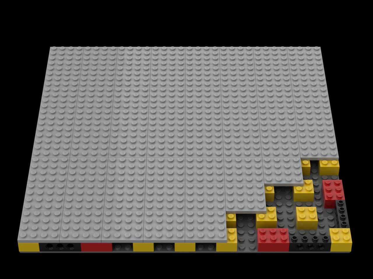 LEGO Modular Integrated Landscaping System MILS Plate Standard Basic ...