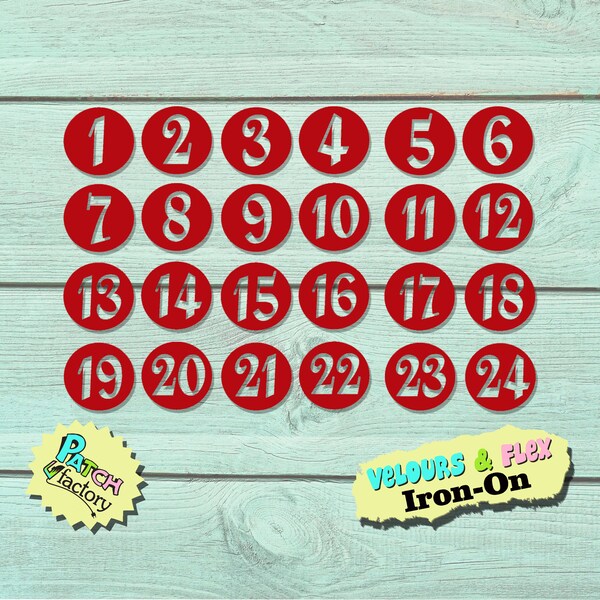 Advent Numbers - Etsy