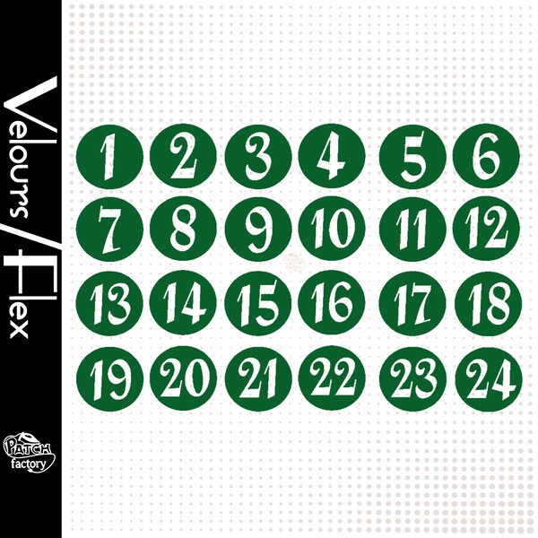 Calendar Numbers - Etsy