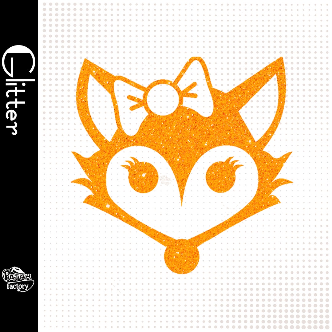 Glitter Iron-on Image Fox Girl, Fox Face to Iron On - Etsy