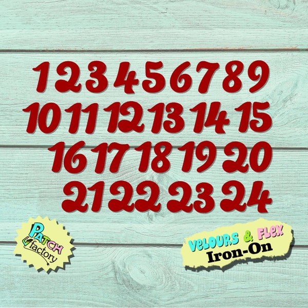 Advent Numbers - Etsy