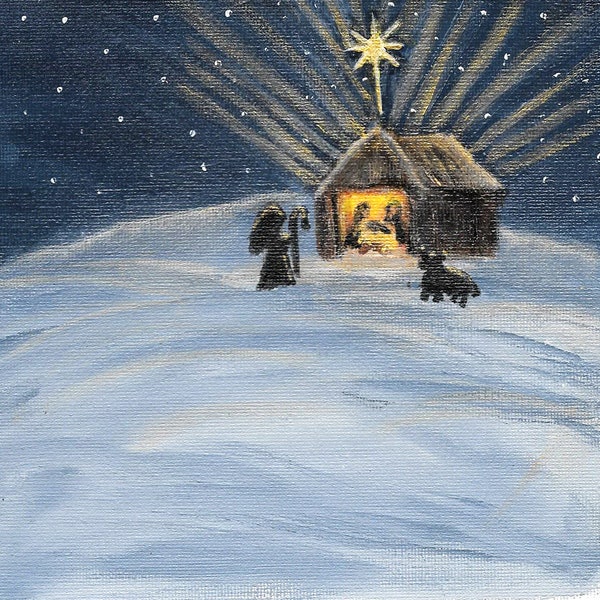 Hand Painted Christmas Cards - Etsy