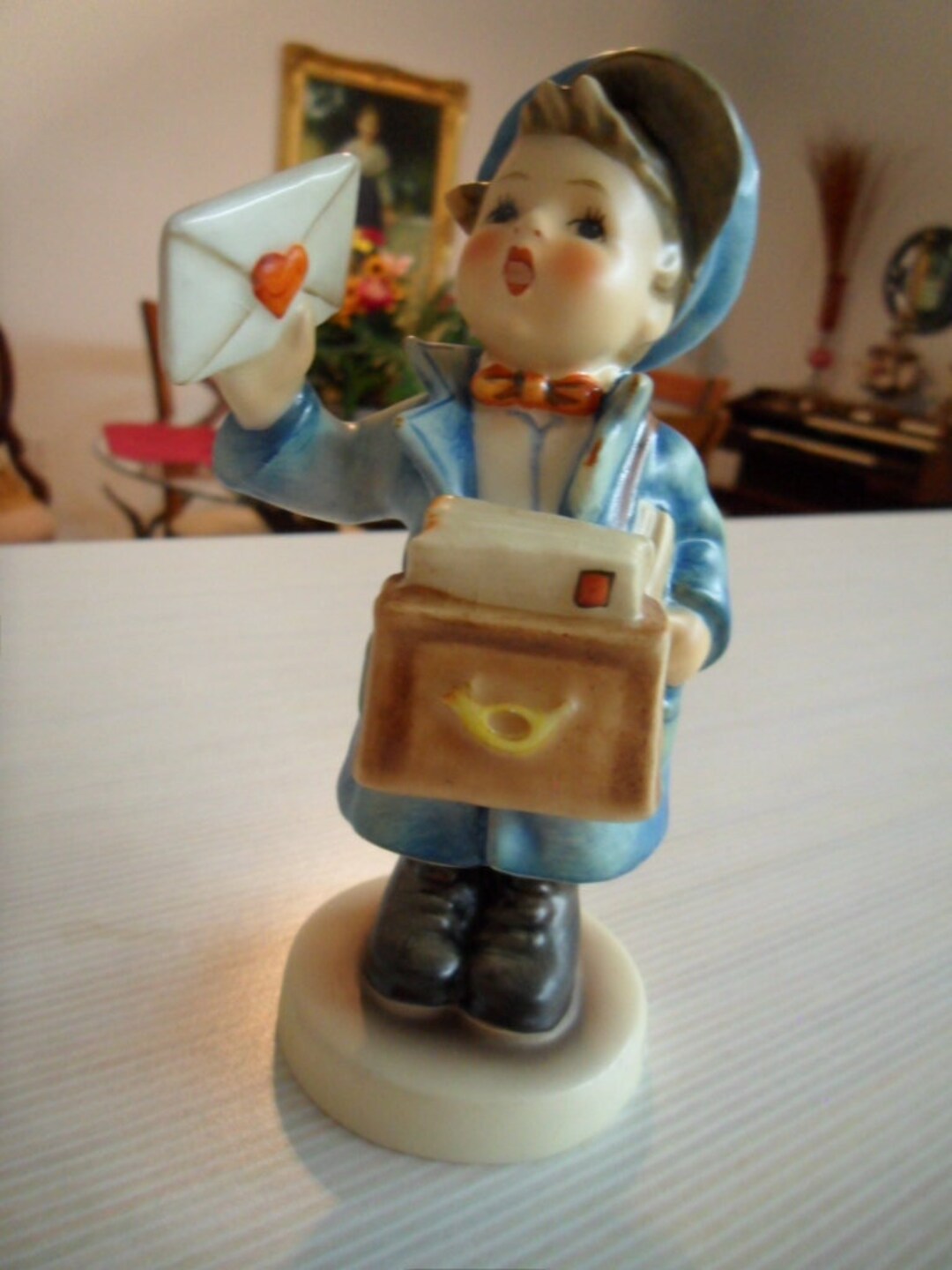 Hummel Goebel W. Germany 5.5h Figurine POSTMAN 119 Exc. Condition TMK5 ...