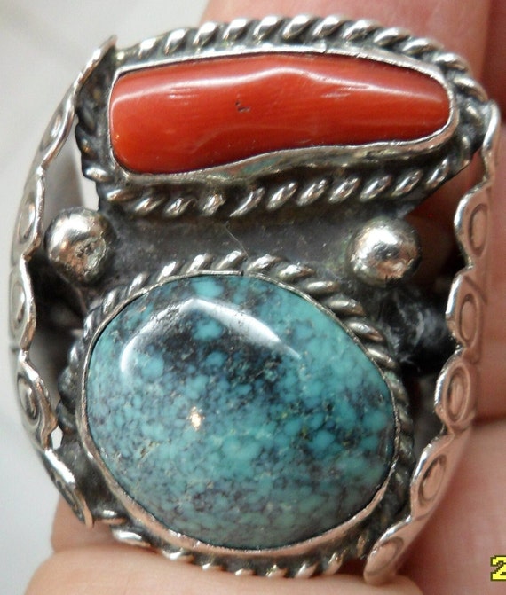 Navajo Gem Grade Turquoise w/ Smoky Black Matrix & Re… - Gem