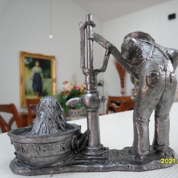 Michael Ricker Pewter Figurines - Etsy