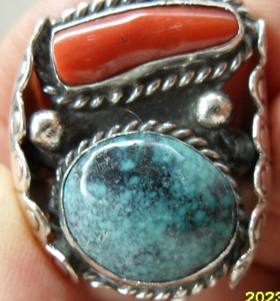 Navajo Gem Grade Turquoise w/ Smoky Black Matrix & Re… - Gem