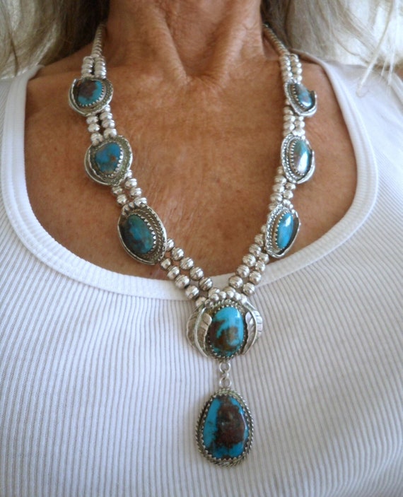 Rare Natural Bisbee Turquoise Men’s Ring #1733-BP - Gem