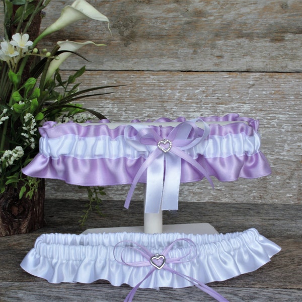Purple Garter Set - Etsy