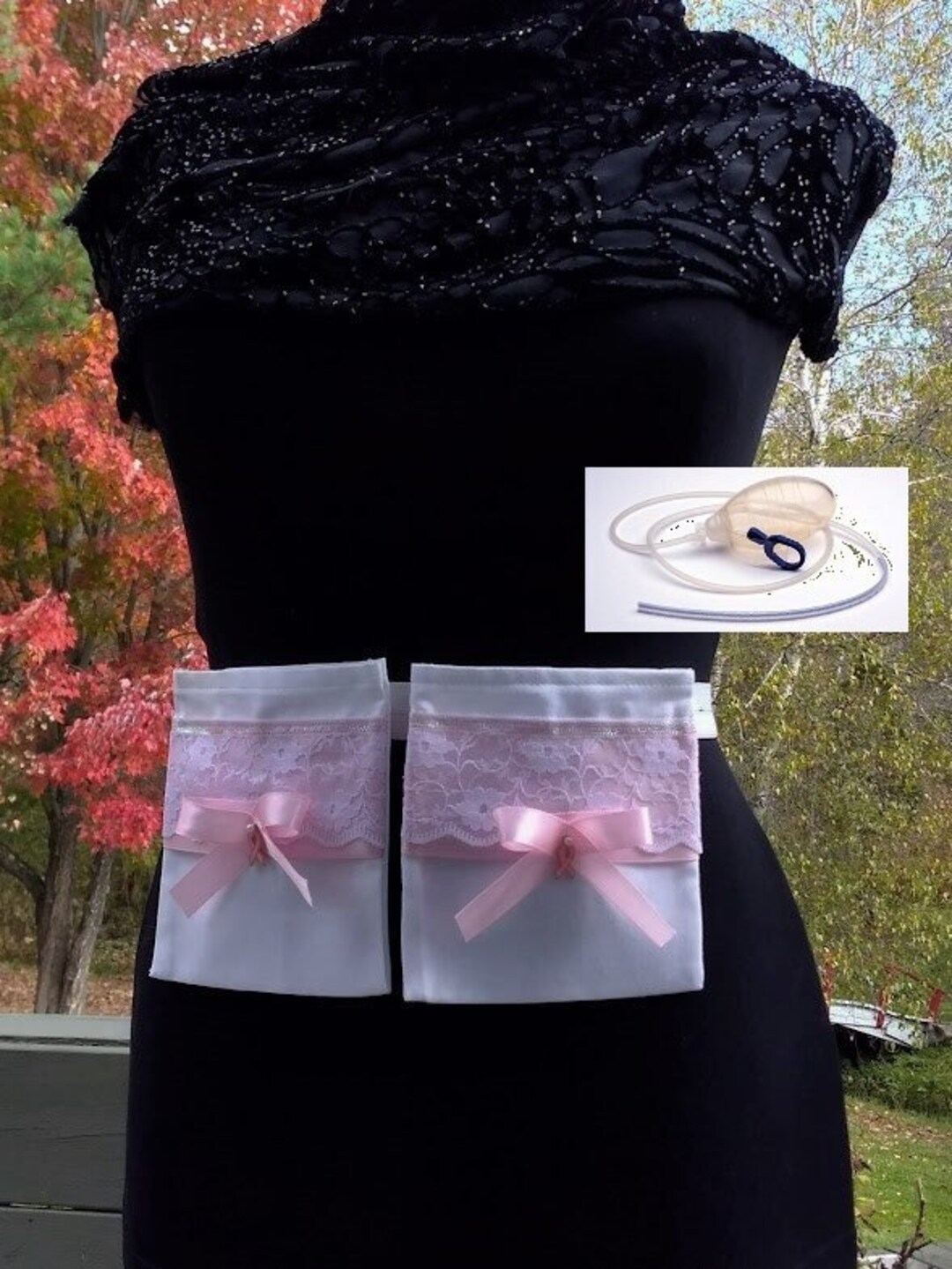 Drain Pockets for Post-surgery Mastectomy, Belt Drain Holder, Breast ...