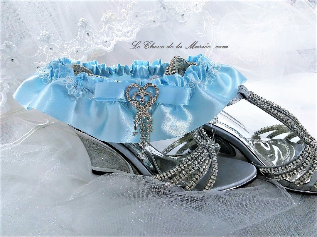 Light Blue Wedding Garter Set, Blue Lingerie, Something Blue Tradition ...