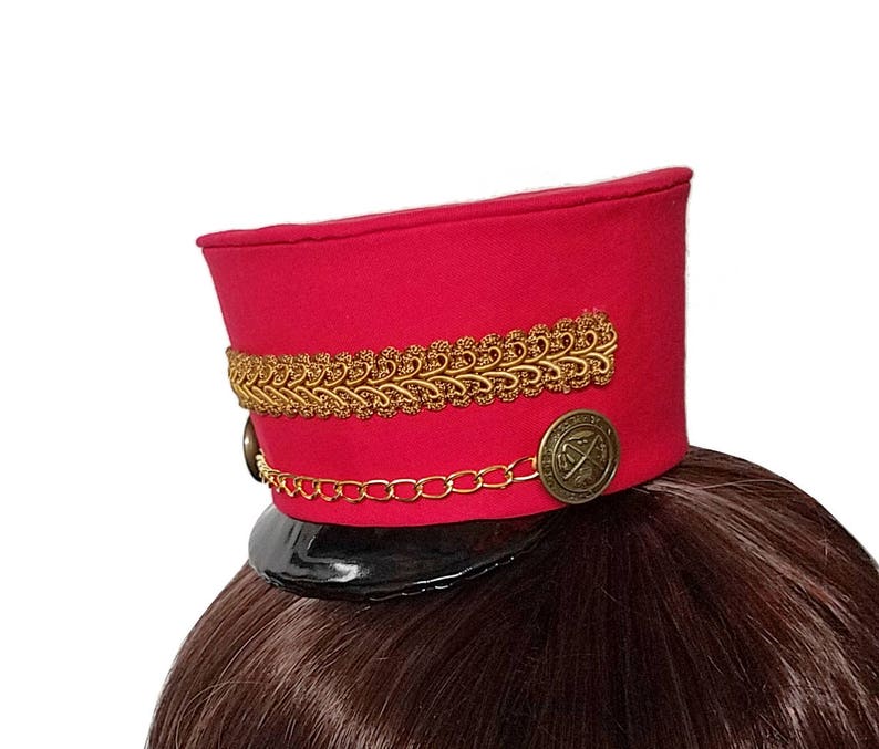 Red and Gold or Silver Mini Toy Soldier Hat Made to Order | Etsy