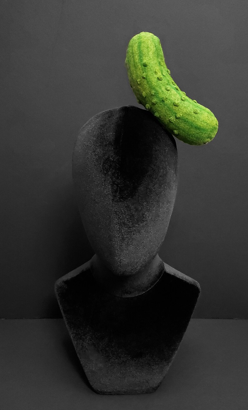 Giant Pickle Fascinator or Desk Decor ~ Made to Order - Etsy