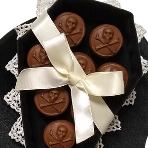Deadly Poisoned Chocolates Black Velvet Coffin Box Hat | Etsy