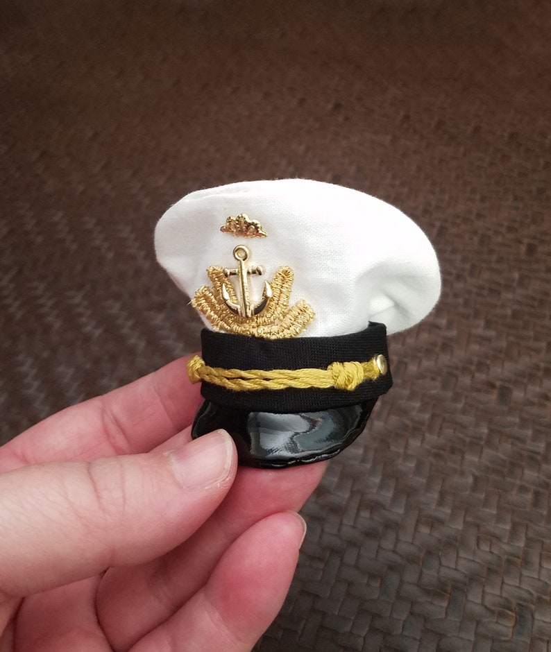 Sweet Sailing Ultra Mini Sea Captain Doll Hat Made to Order | Etsy