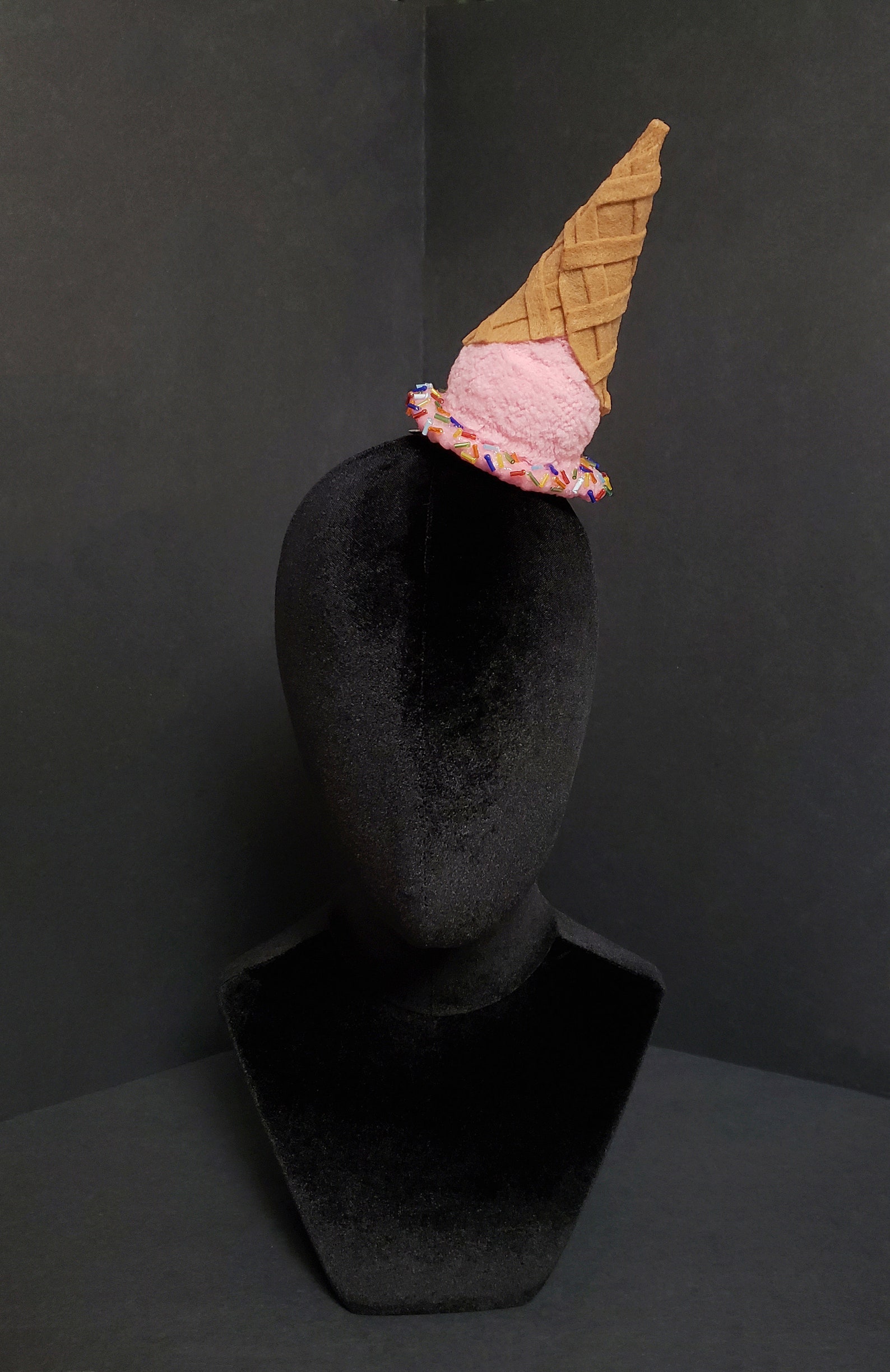 Upside Down Melted Ice Cream Cone Fascinator or Desk Decor - Etsy