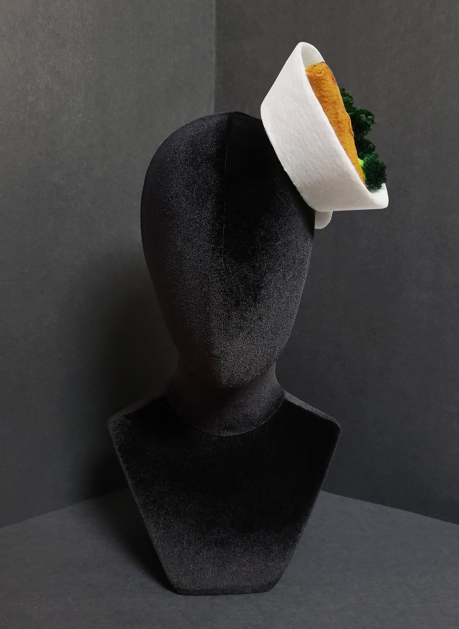 Stir Fry Chicken Noodle Bowl Fascinator or Desk Decor Made - Etsy