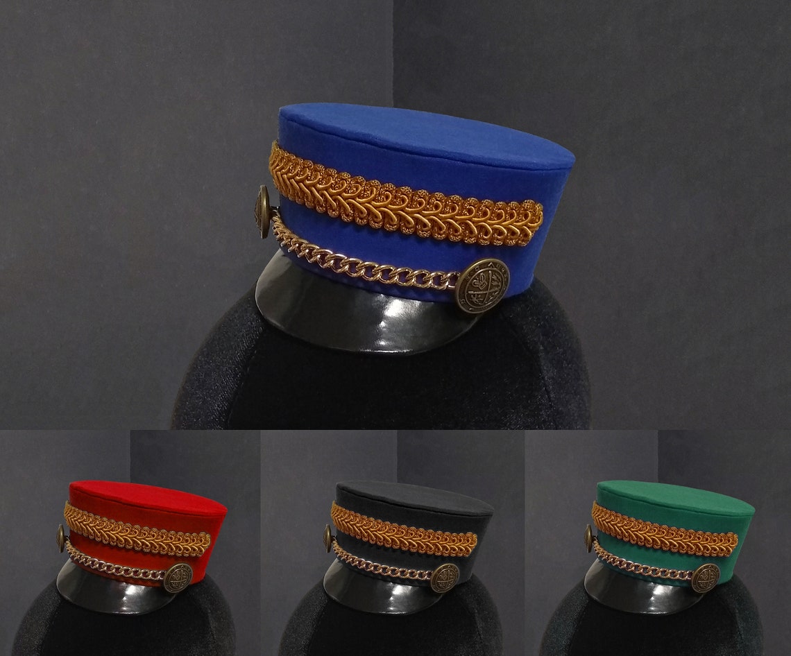 Mini Train Conductor Hat with Gold or Silver Detail 12 | Etsy