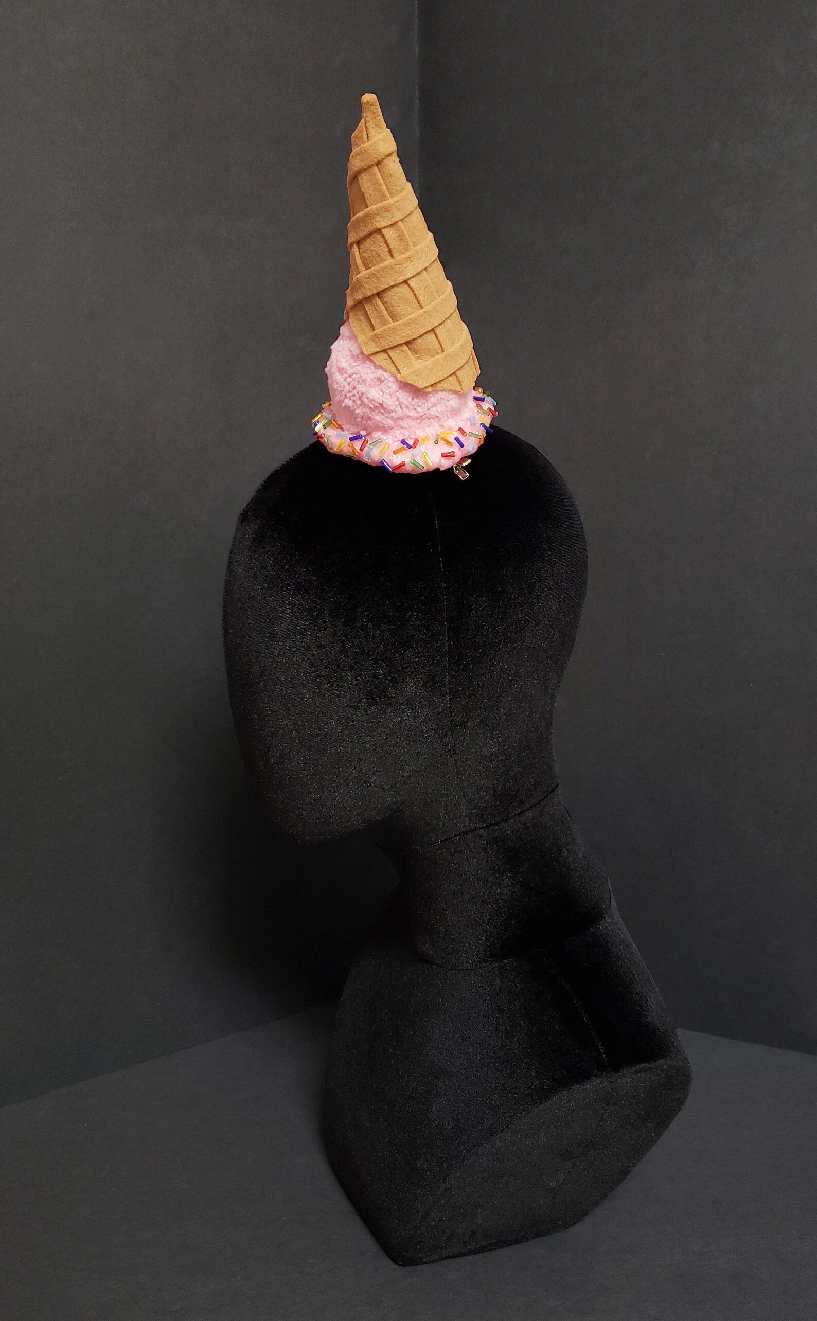 Upside Down Melted Ice Cream Cone Fascinator or Desk Decor - Etsy