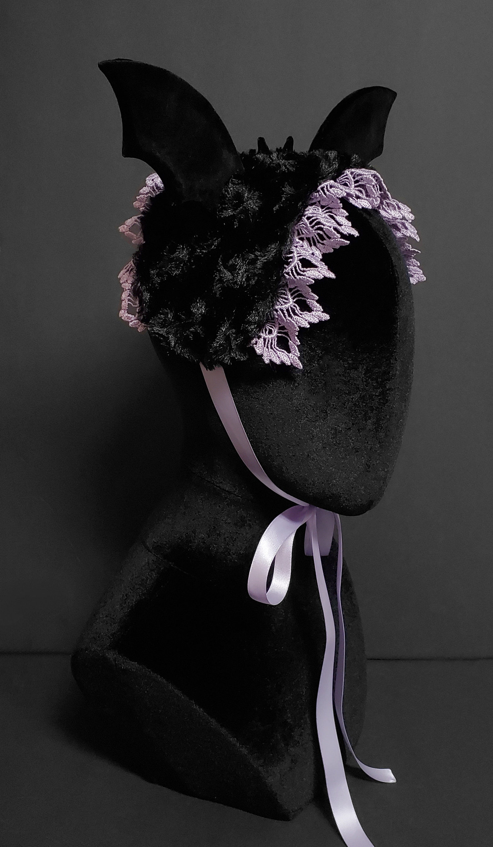 Creepy Cute Bat Headdress Bonnet Available in 3 Bat and 8 - Etsy