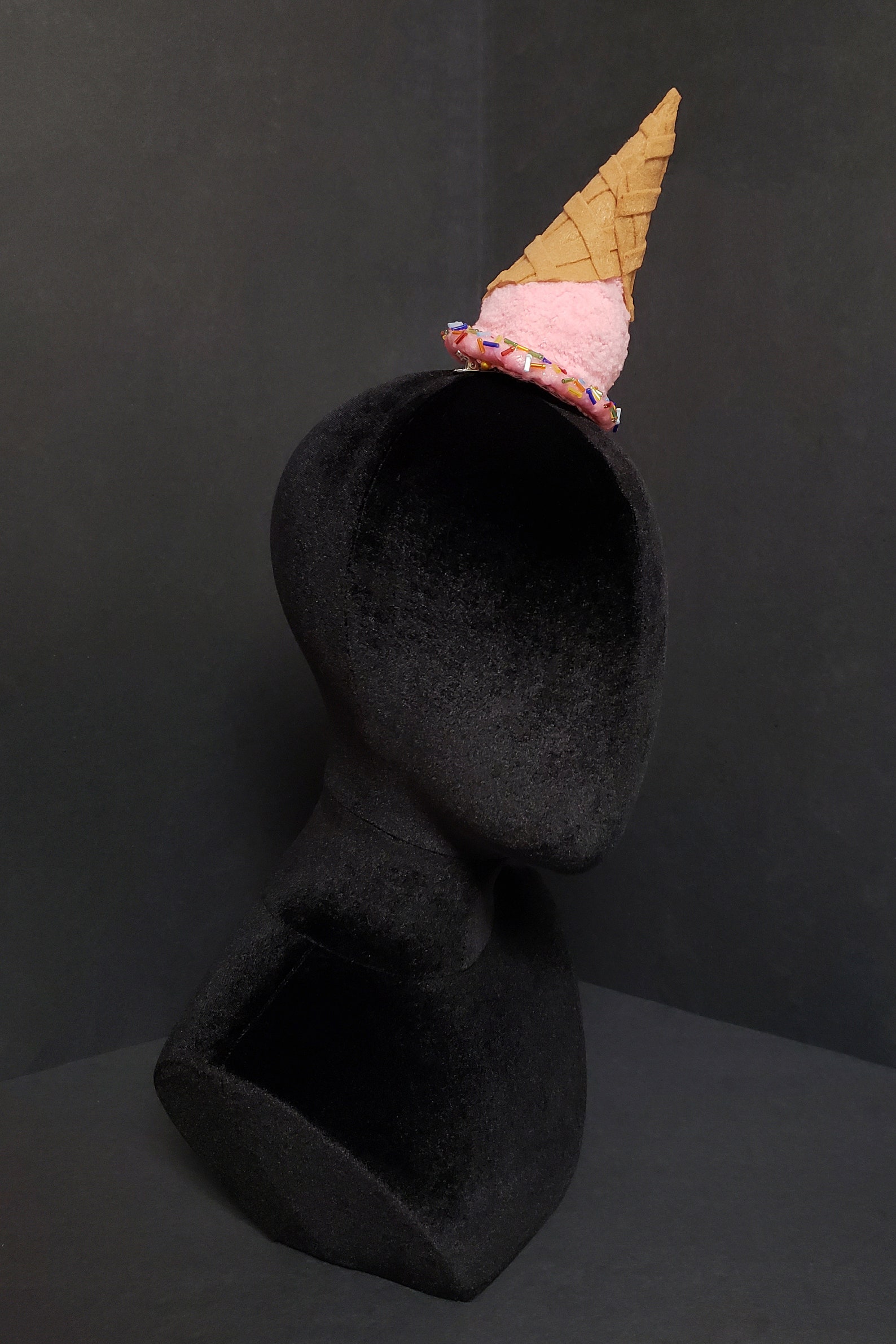 Upside Down Melted Ice Cream Cone Fascinator or Desk Decor - Etsy