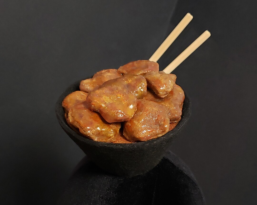 Orange Chicken Bowl Fascinator Hat or Desk Decor ~ Made to Order - Etsy