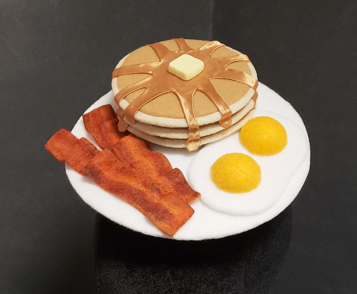 Sunday Pancake Brunch Breakfast Hat or Desk Decor ~ Made to Order - Etsy