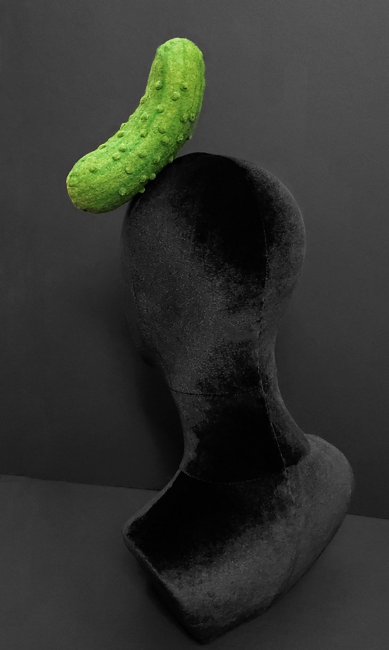Giant Pickle Fascinator or Desk Decor ~ Made to Order - Etsy
