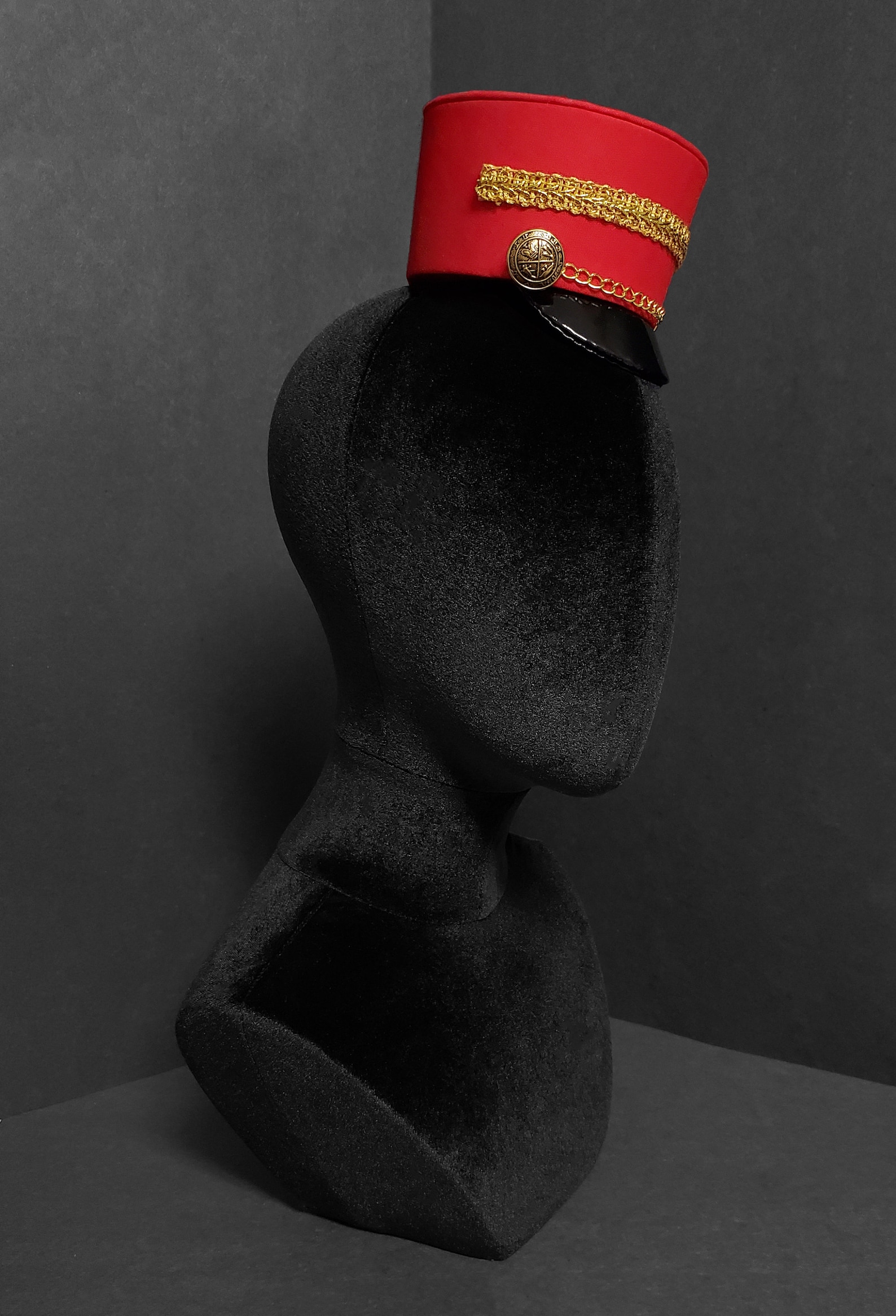 Red and Gold or Silver Mini Toy Soldier Hat Made to Order - Etsy
