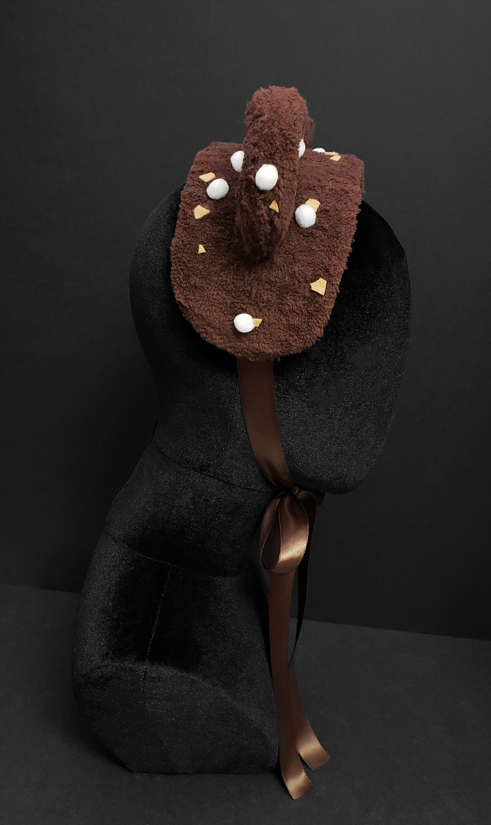 Chocolate Rocky Road Ice Cream Bear Bonnet Headdress ~ Made to Order - Etsy