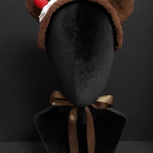 Chocolate Sundae Ice Cream Bear Bonnet or Headband ~ Made to Order - Etsy
