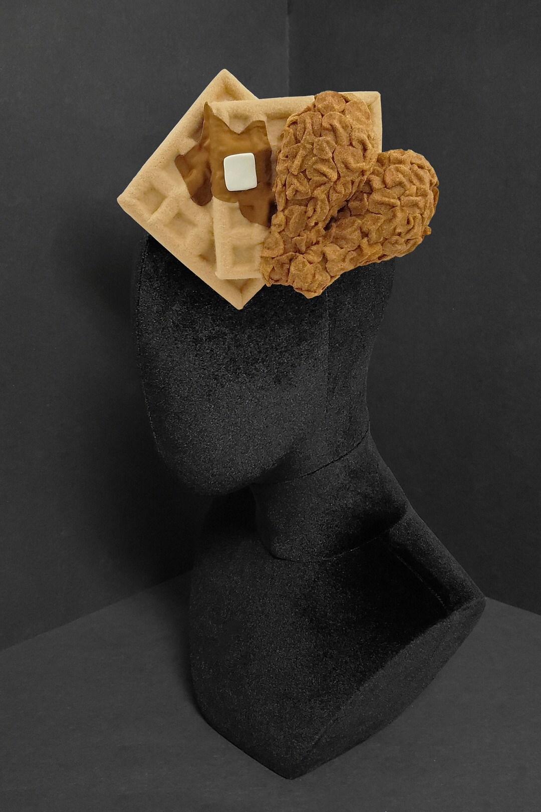 Chicken N' Waffles Fascinator or Desk Decor ~ Made to Order - Etsy