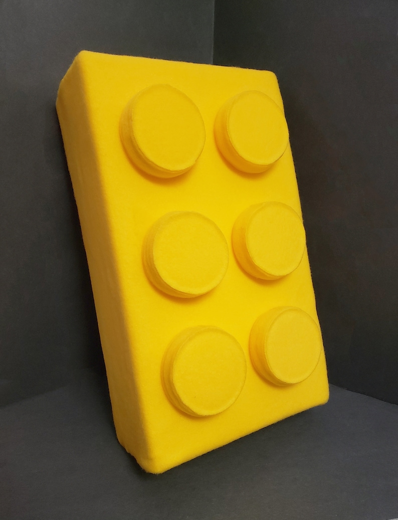 Giant Building Block Pillow Made to Order in 15 Colors - Etsy