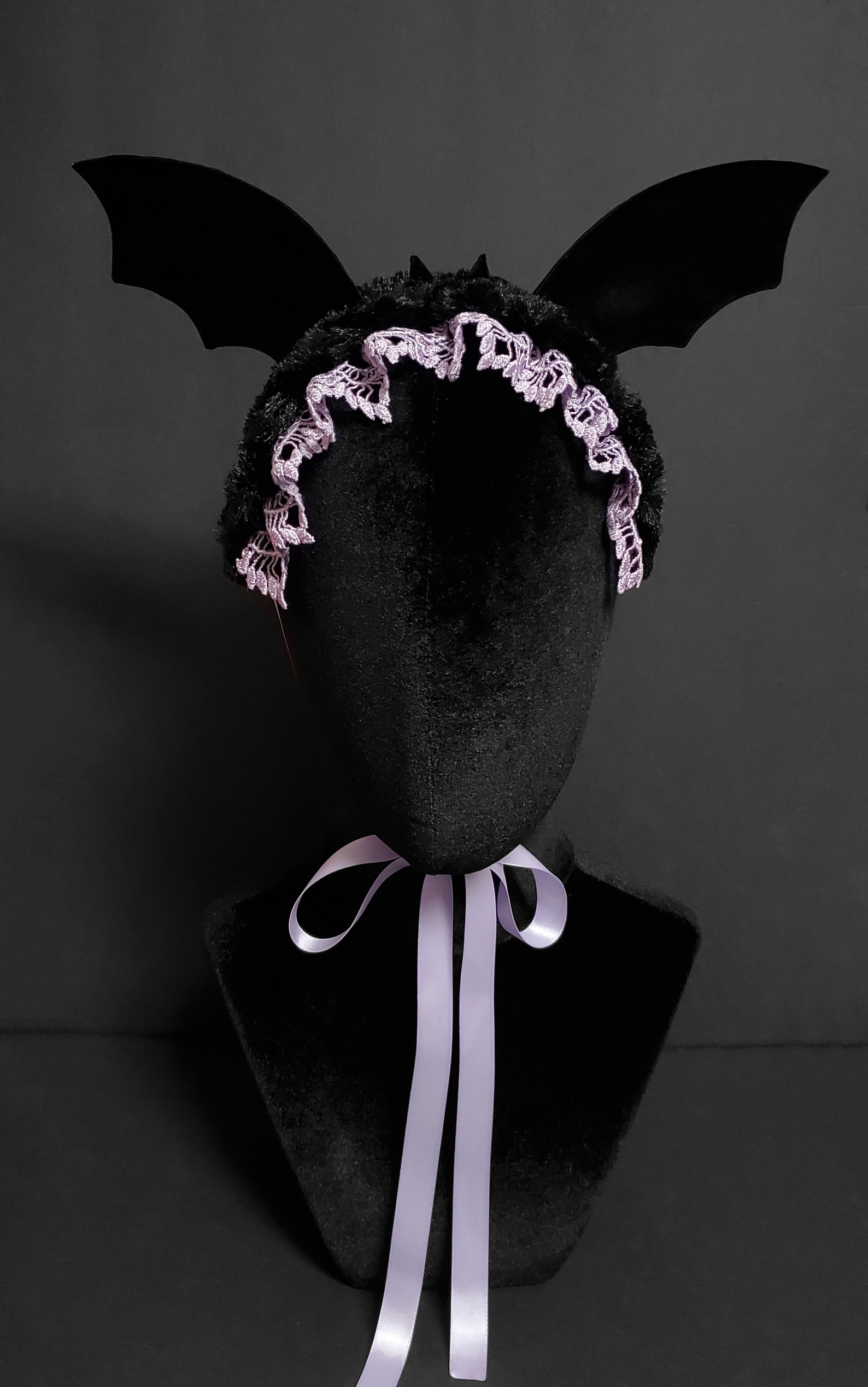 Creepy Cute Bat Headdress Bonnet Available in 3 Bat and 8 - Etsy