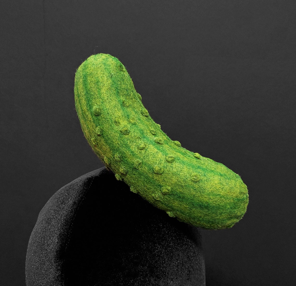 Giant Pickle Fascinator or Desk Decor ~ Made to Order - Etsy