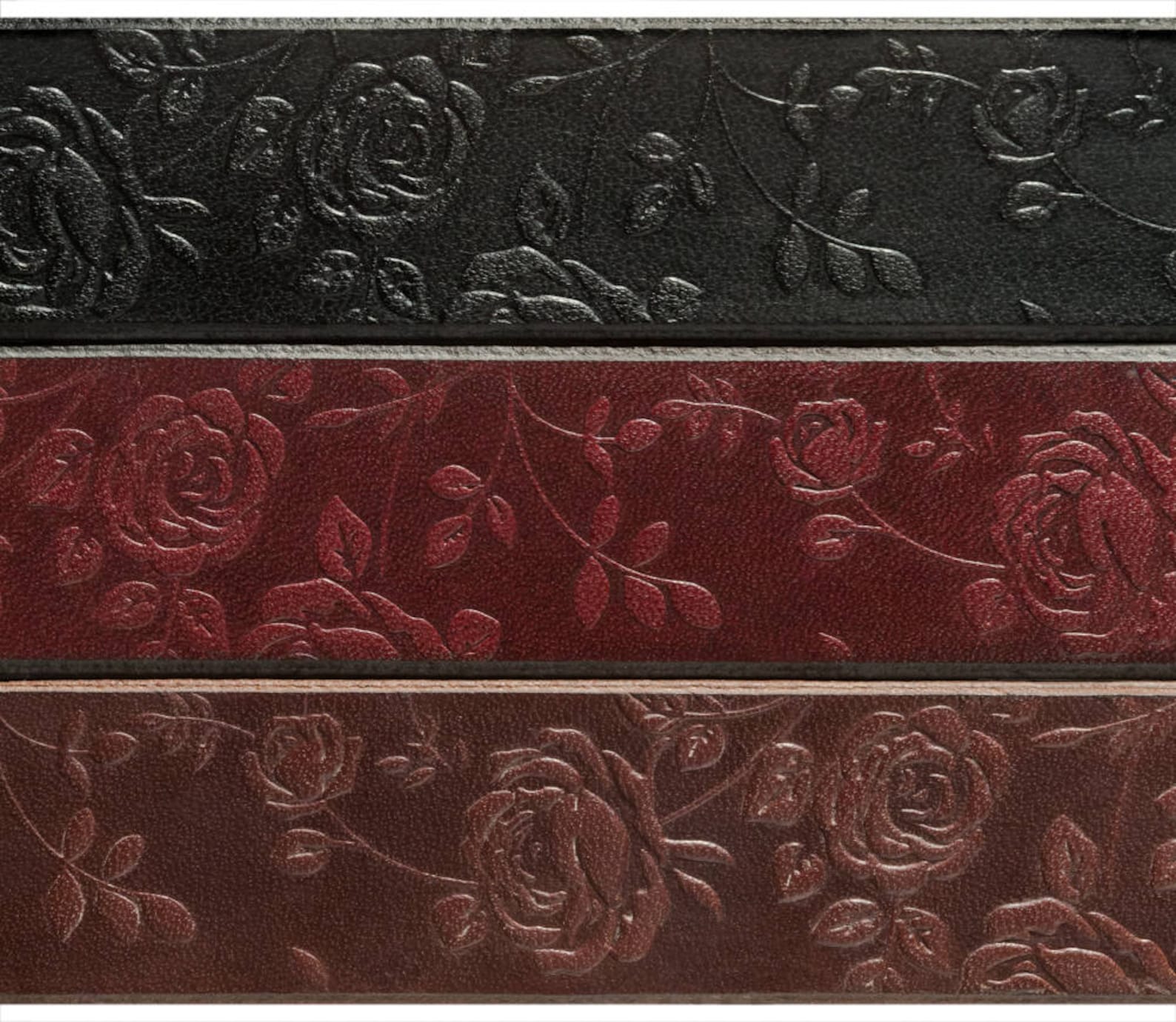 Red Rose Collar Gothic Collar Red Leather Collar Red - Etsy