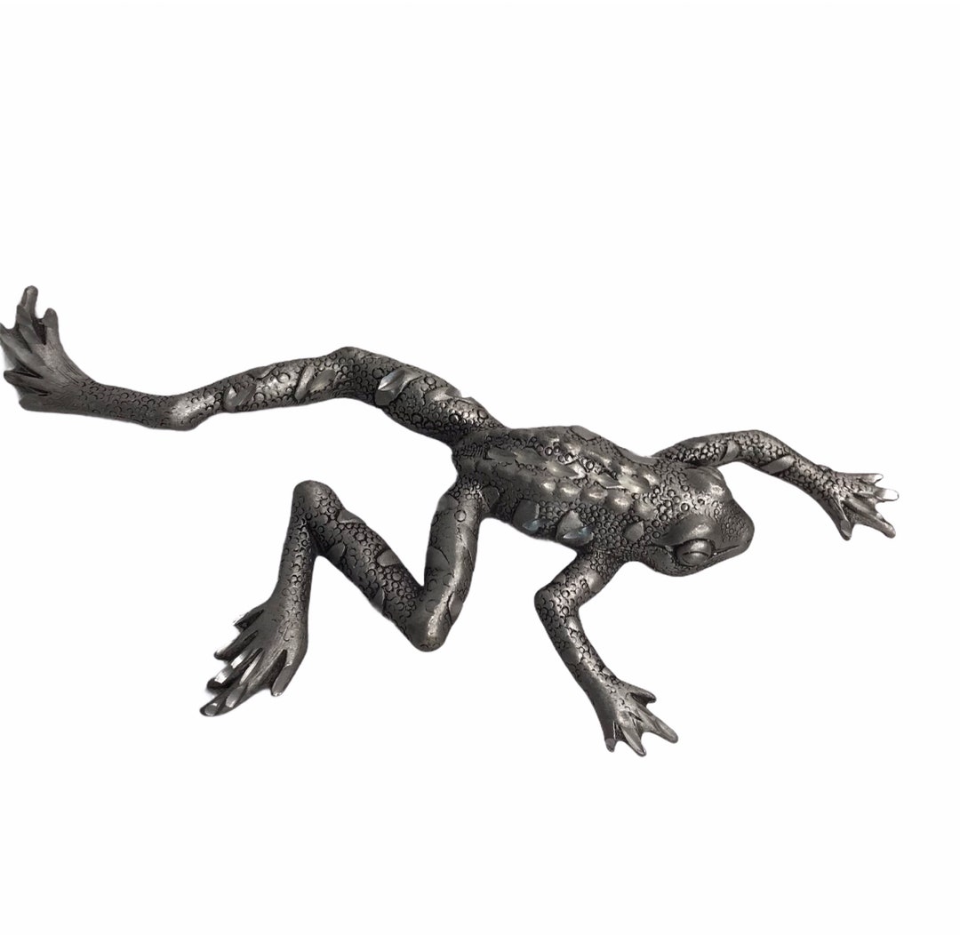 Vintage JJ Frog Toad Brooch Pin Pewter 4 Jonette Jewelry Co Signé ...
