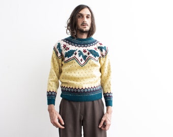 Pull fair isle | Etsy