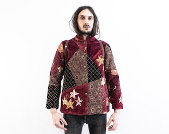 70s Patchwork Jacket - Etsy