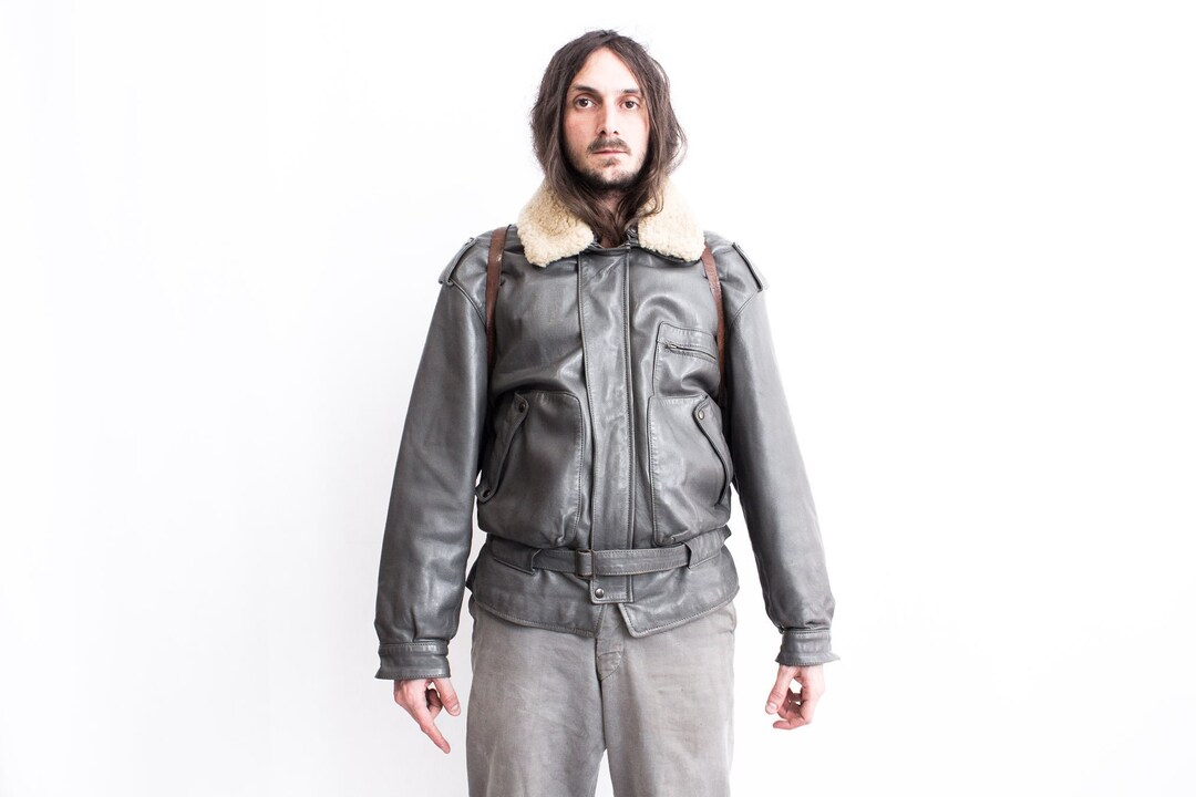 NOUVELLES GALLERIES Asymmetrical Bomber Jacket ___1980s - Etsy