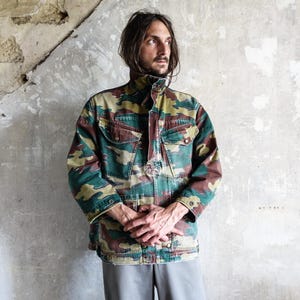 1970s Belgian Paratrooper Denison Smock . Jigsaw Camouflage ABL ...