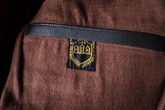 1960s DDR German Motorcycle Jacket Deadstock Brown . … - Gem