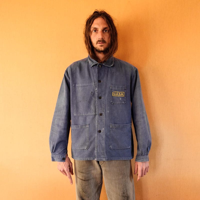 French Work Jacket - Etsy