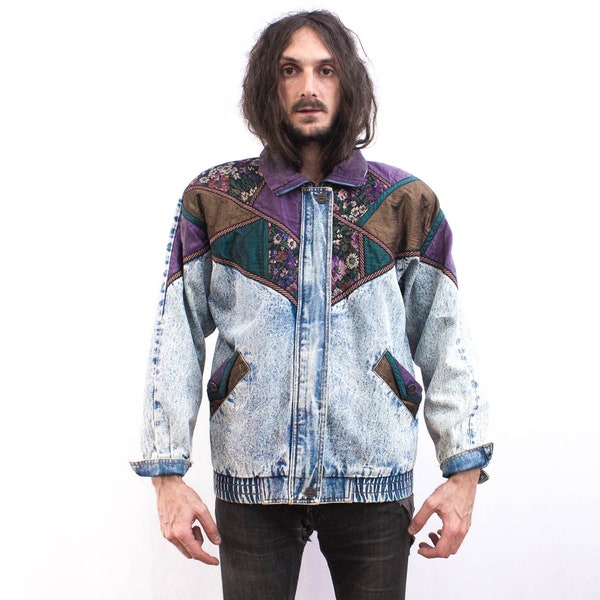 Grunge Denim Jacket - Etsy