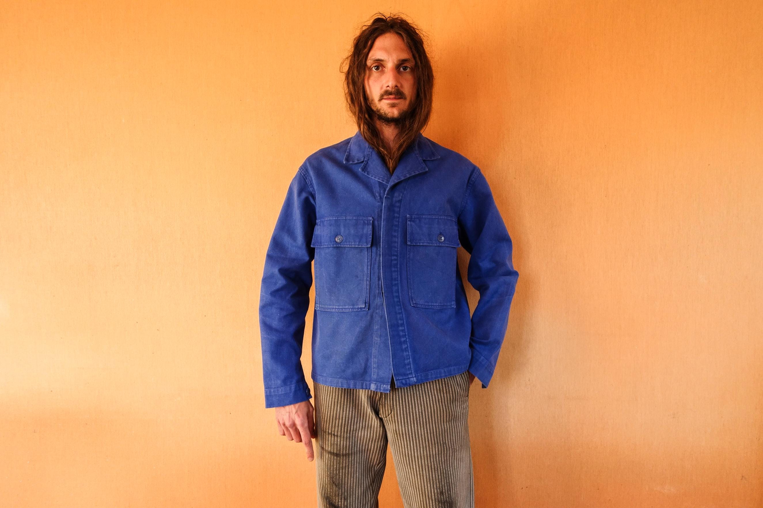 French Cyclist Work Jacket - Etsy French Cyclist Work Jacket - Etsy